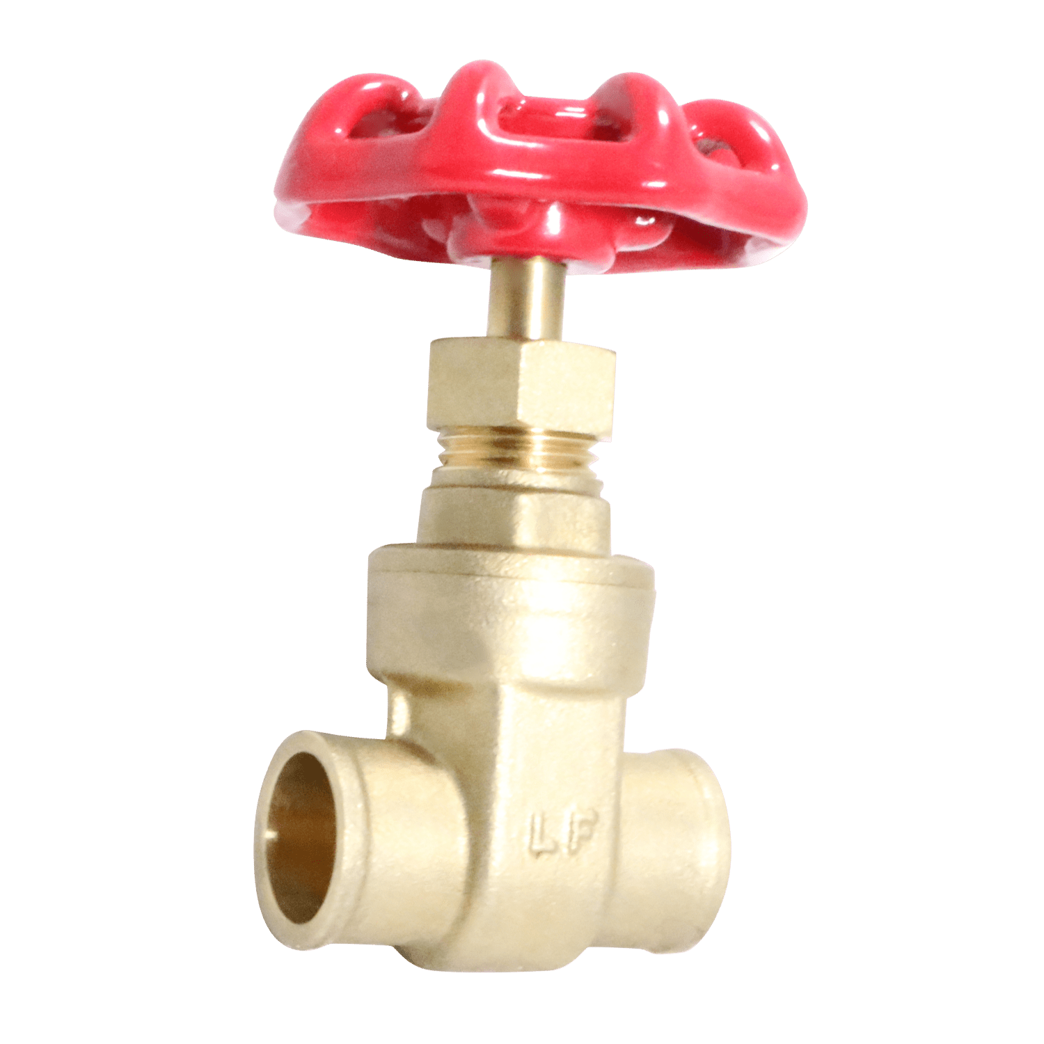XFITTING 1/2" Sweat Gate Valve - Durable WOG Valve for Water, Oil, Gas